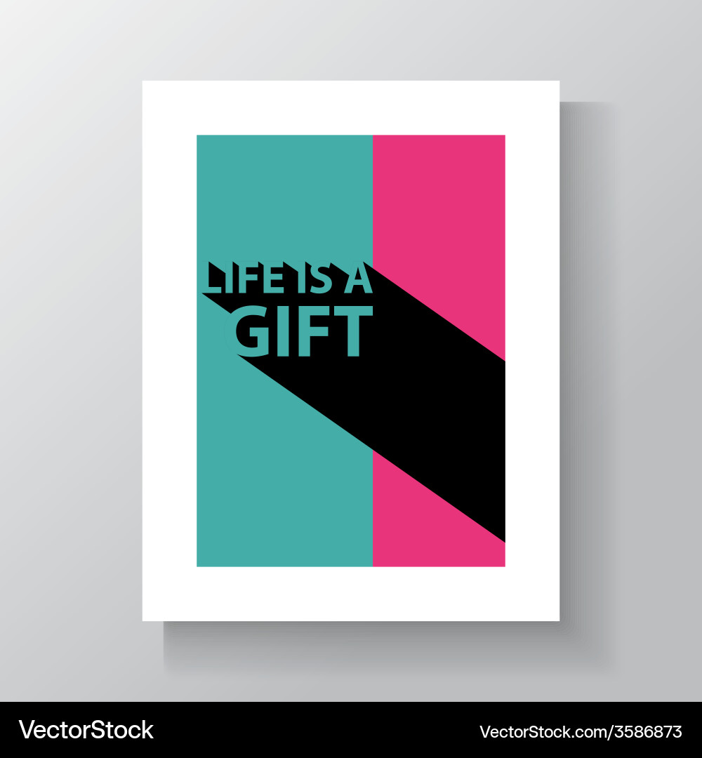 Inspirational quote Royalty Free Vector Image - VectorStock