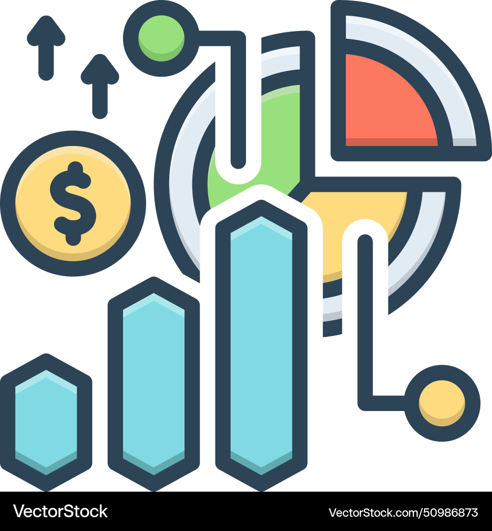 Market share Royalty Free Vector Image - VectorStock