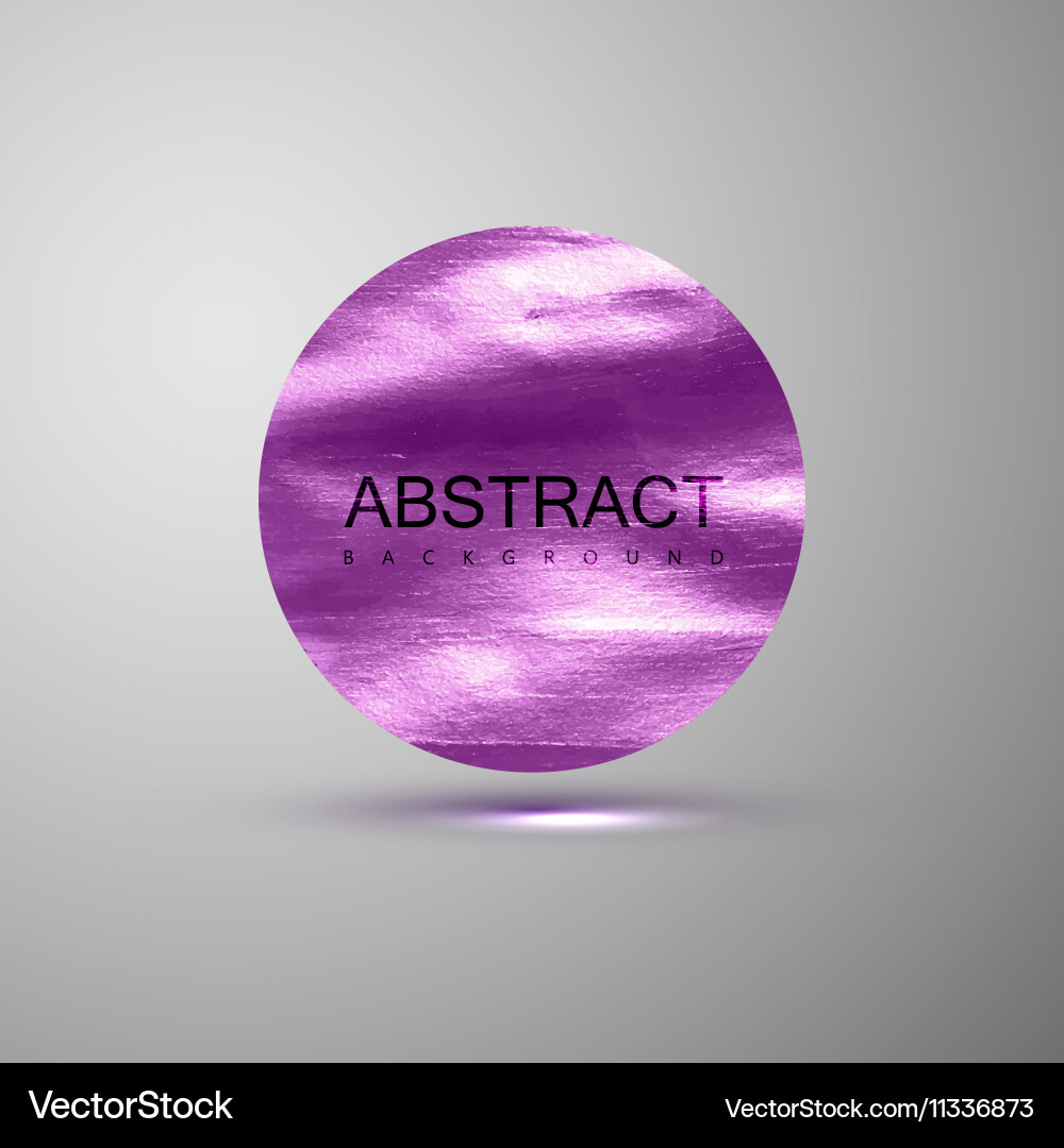Metallic Purple Stain Banner Royalty Free Vector Image