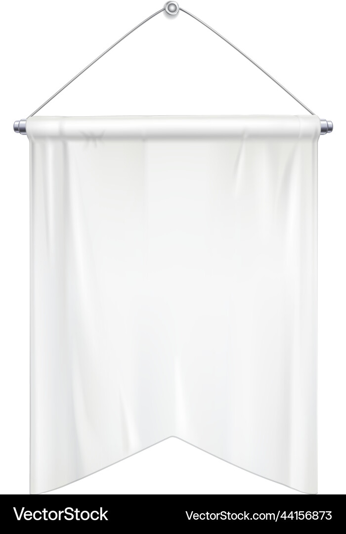 Realistic pennant Royalty Free Vector Image - VectorStock