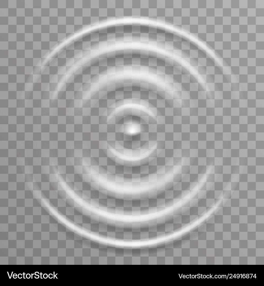 Water surface splash ripple waves decoration Vector Image