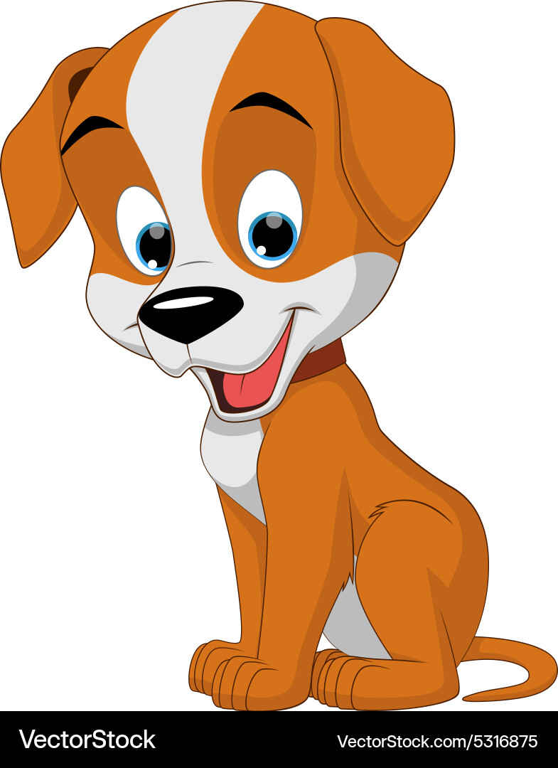 Good dog Royalty Free Vector Image - VectorStock