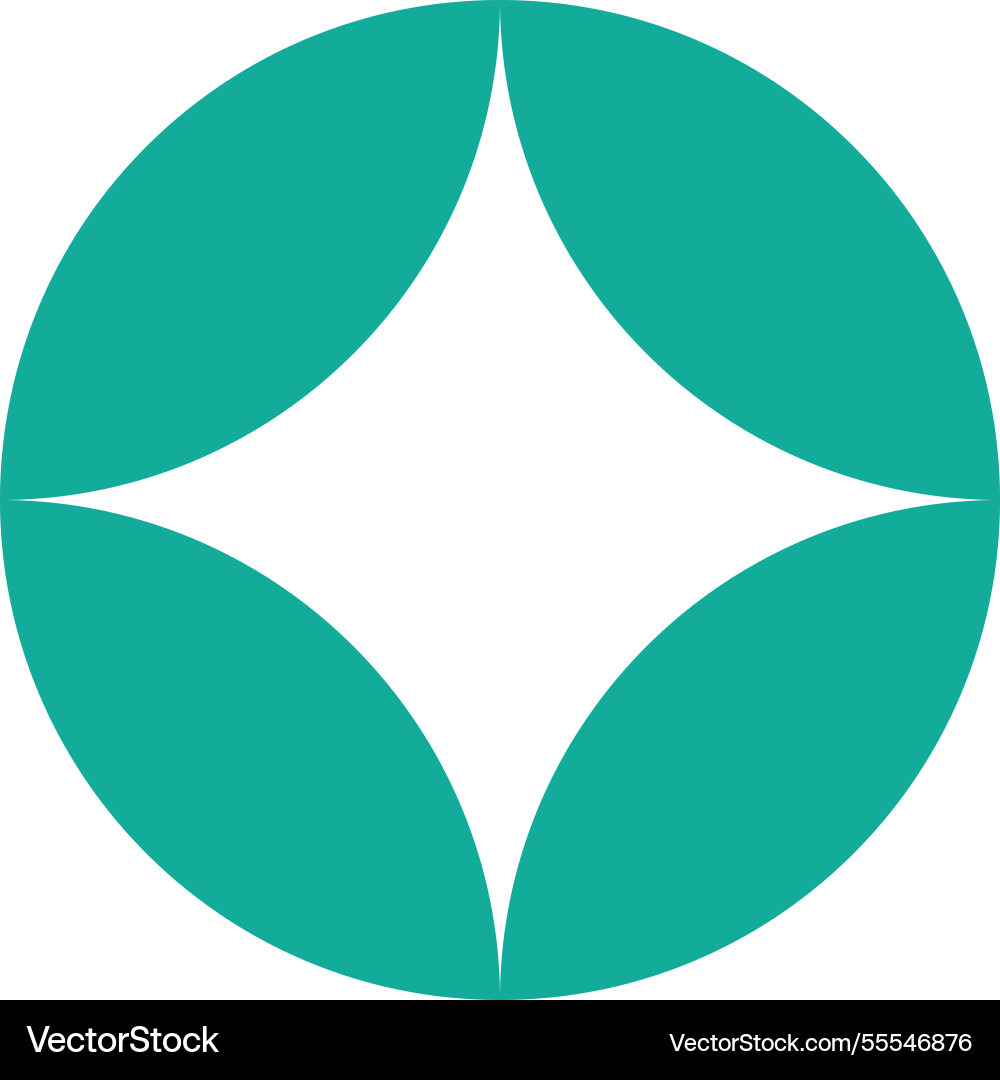 Geometric shape star artistic abstract symmetry Vector Image