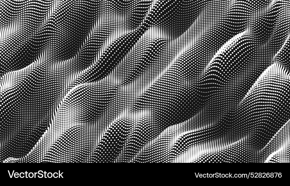 Point wave noise texture abstract dot background Vector Image