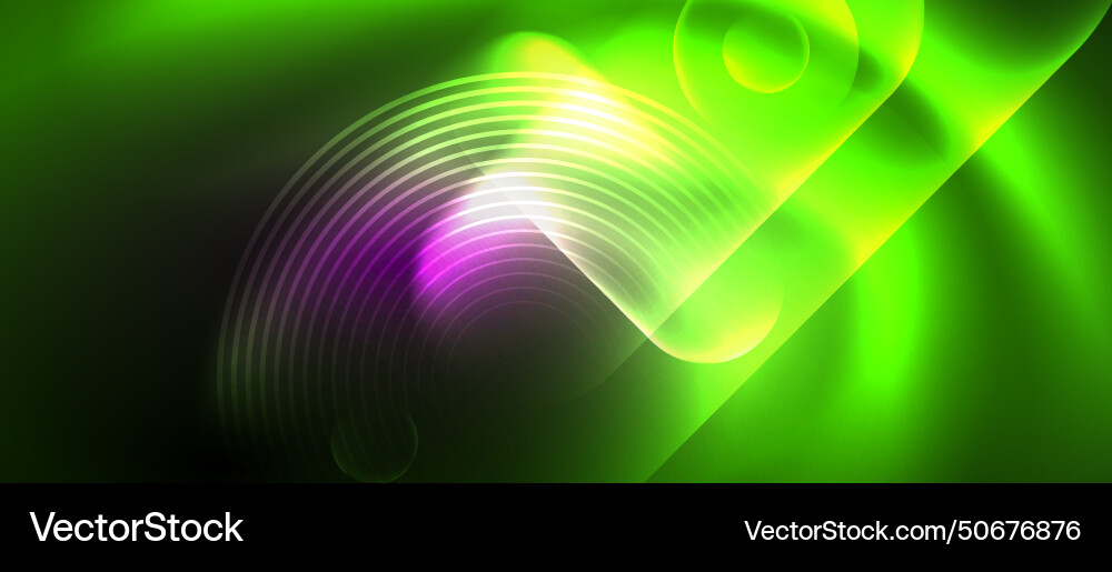 Shiny color neon glowing design Royalty Free Vector Image