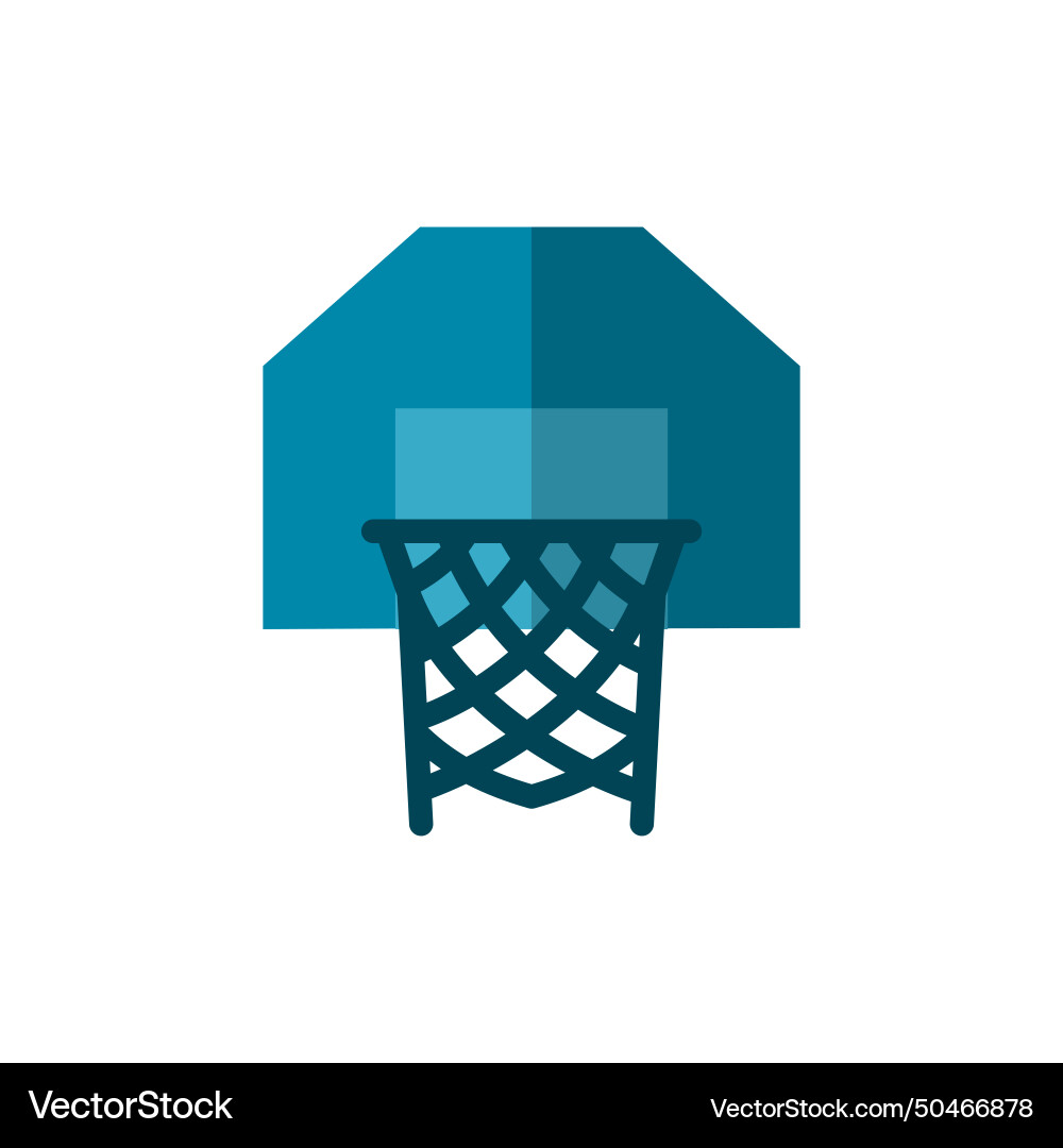 Basketball hoop design Royalty Free Vector Image