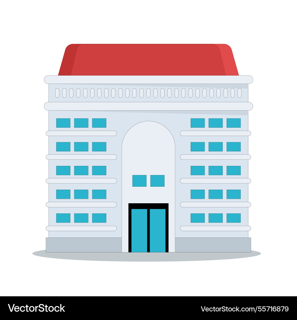 City building Royalty Free Vector Image - VectorStock