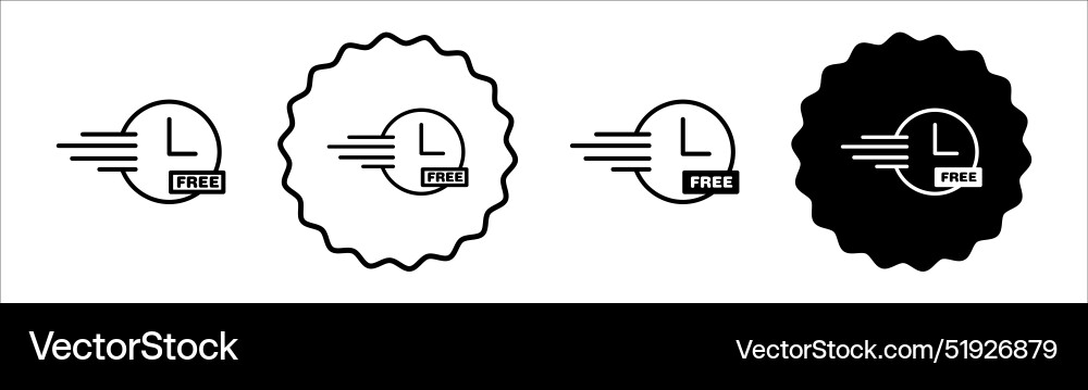 Free time icon Royalty Free Vector Image - VectorStock