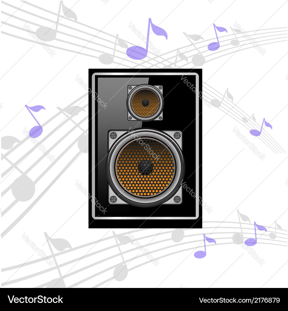 Sound speaker Royalty Free Vector Image - VectorStock