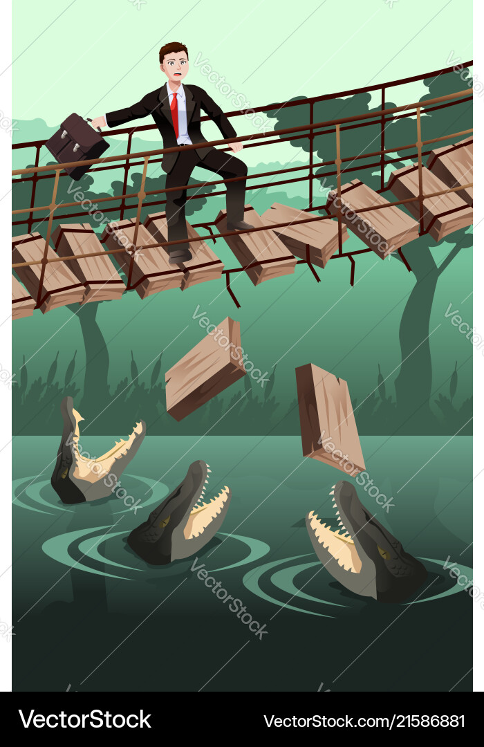 Business risk concept Royalty Free Vector Image