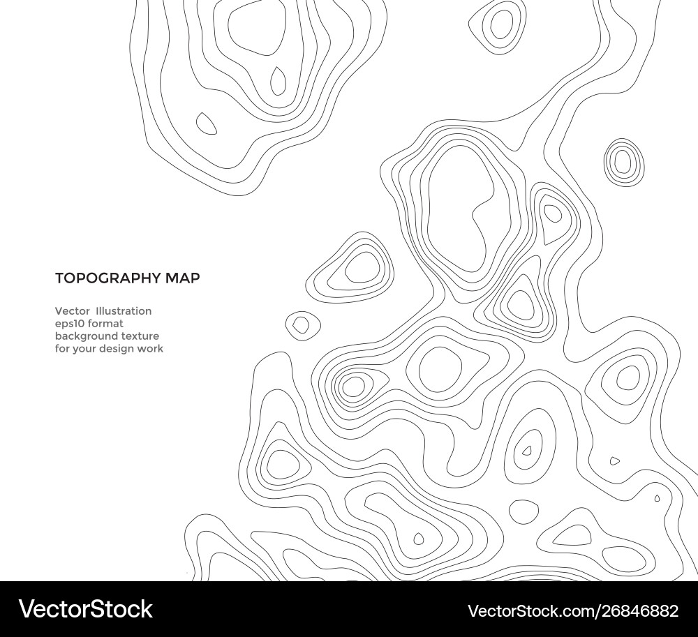 Design element topography map abstract Royalty Free Vector
