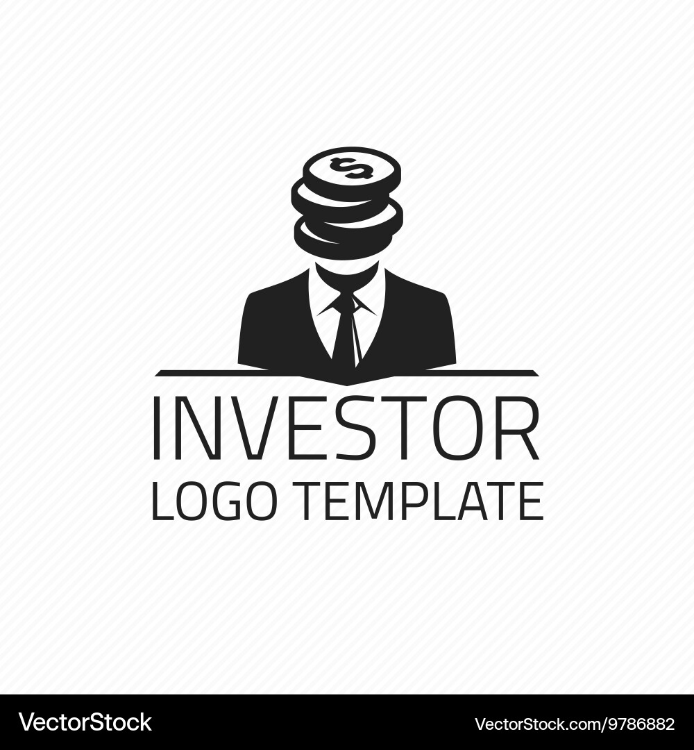 Money Investor Logo Template Royalty Free Vector Image