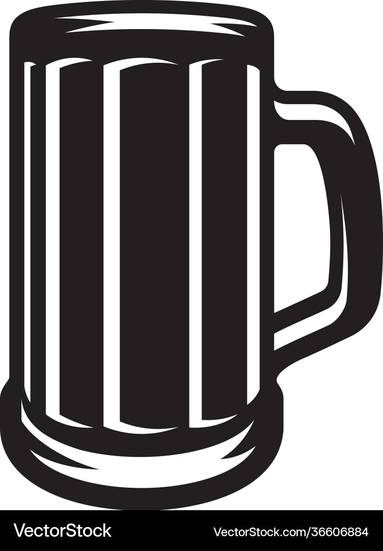 Beer mug Royalty Free Vector Image - VectorStock