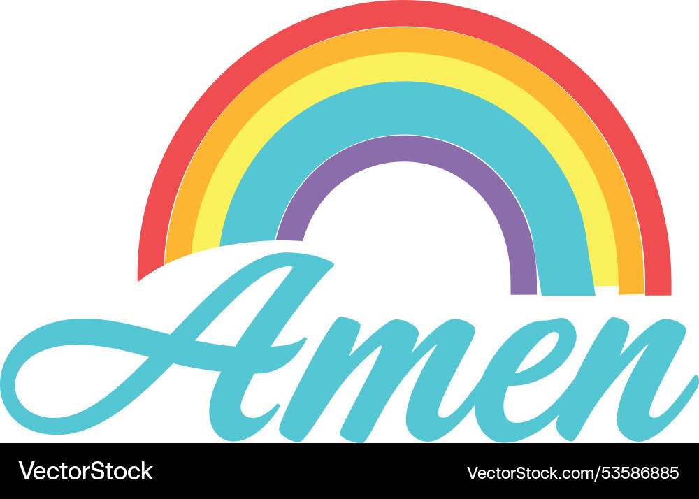 Christian faith typography for print Royalty Free Vector