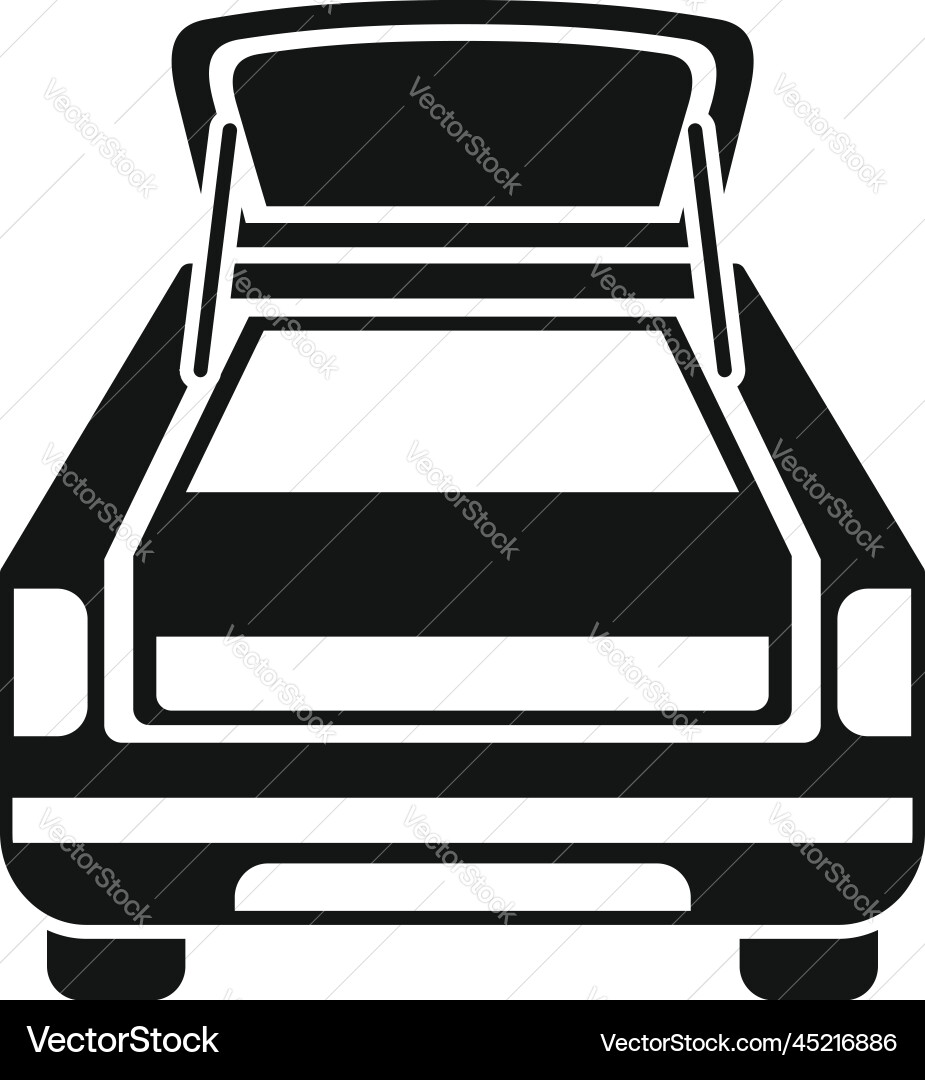 Open Car Trunk Icon Royalty Free Vector Image - VectorStock
