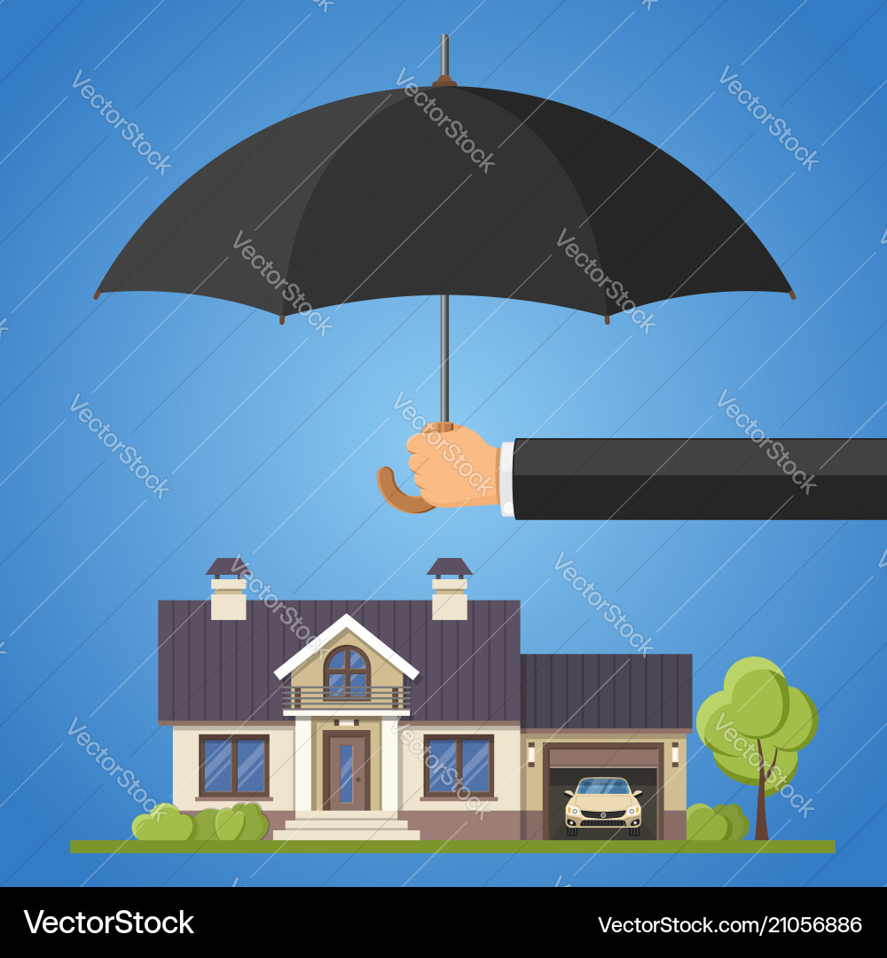 Property protection concept Royalty Free Vector Image