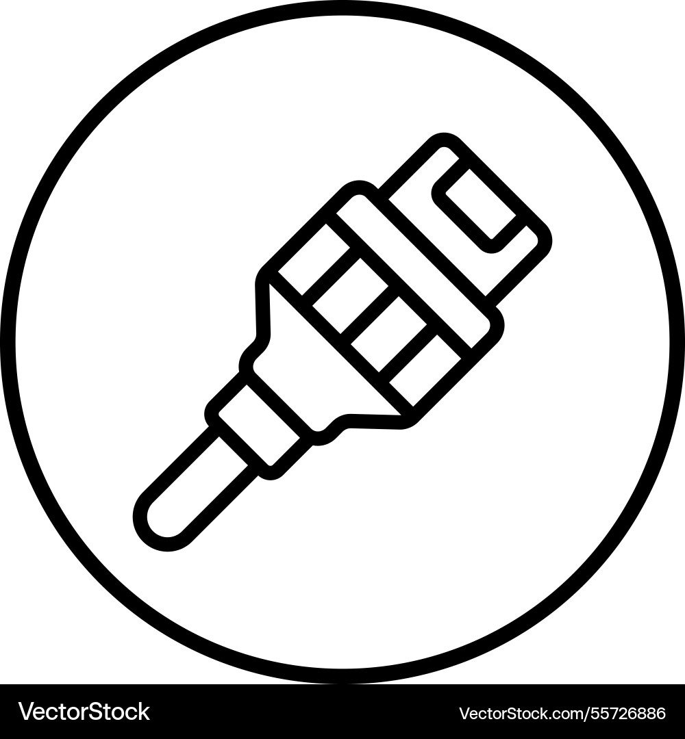 Rj45 icon design Royalty Free Vector Image - VectorStock