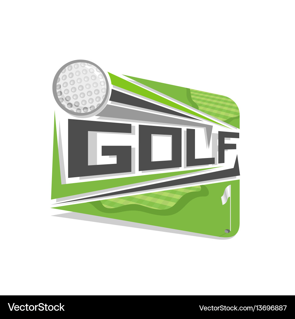Golf course Royalty Free Vector Image - VectorStock