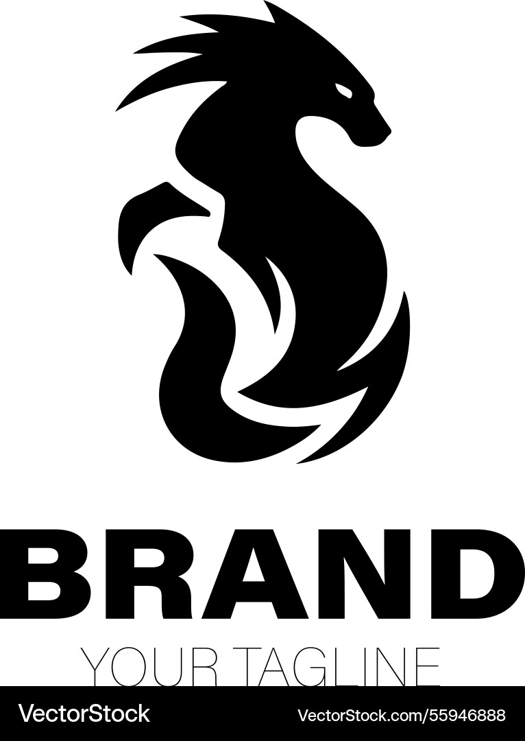 Chimera logo chimera logo design chimera logo Vector Image