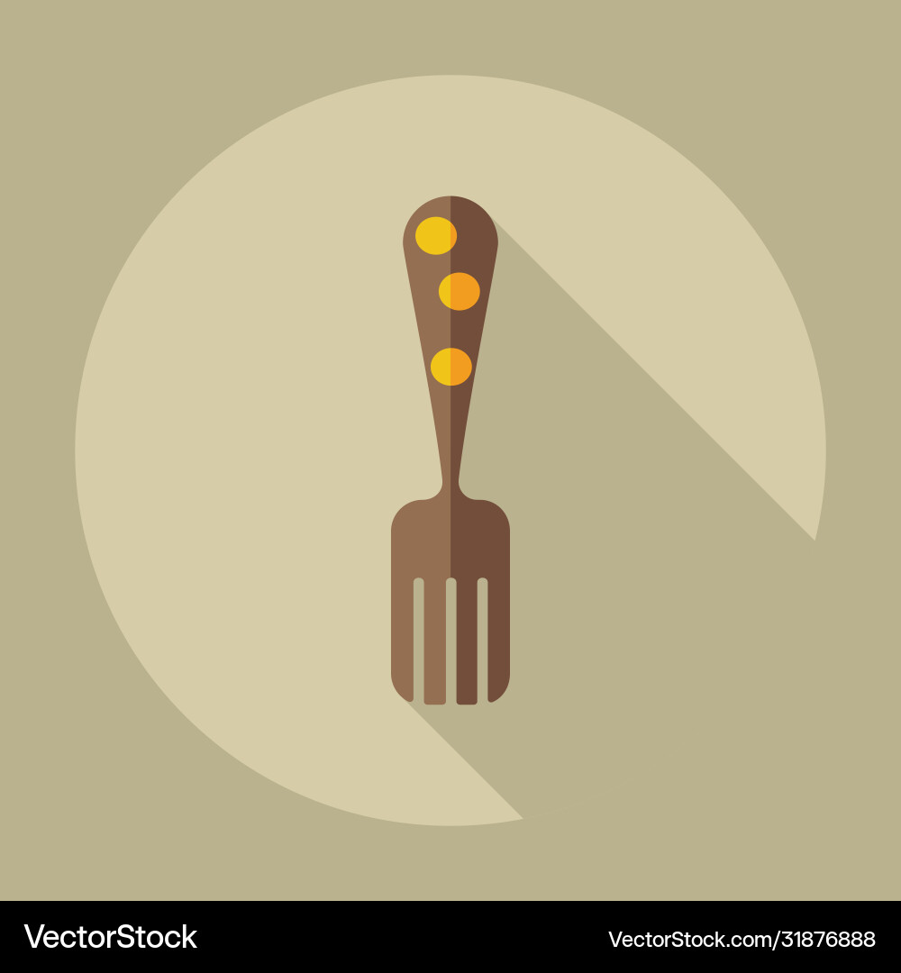 Flat modern design with shadow icons dinnerware – Free Vector | VectorStock