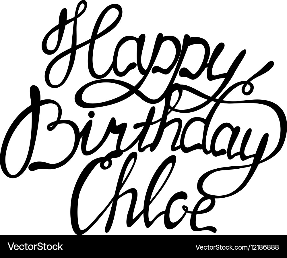 Chloe Name Drawing