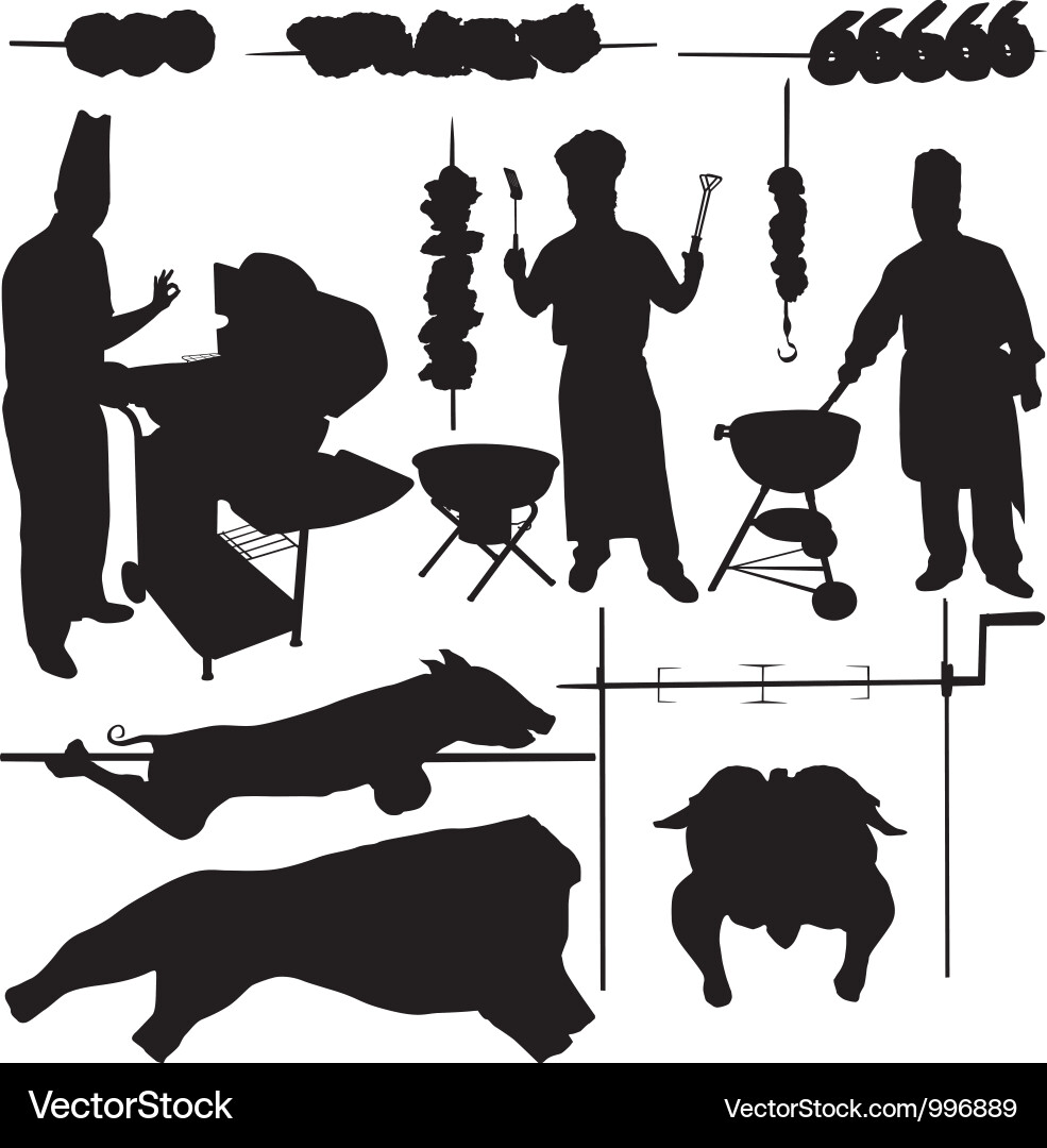 Pig on a Spit Vector Images (55)