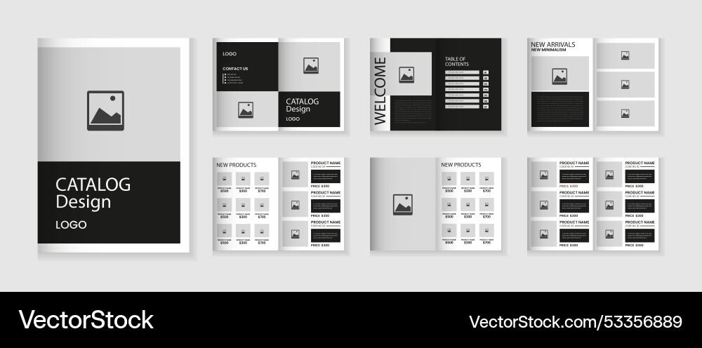 Product catalog Royalty Free Vector Image - VectorStock