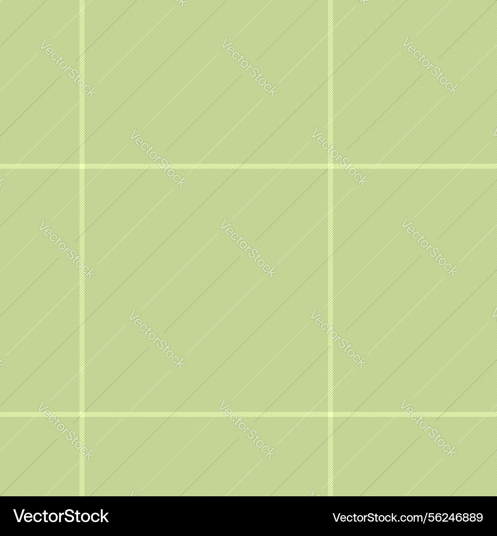 Subtle sage green plaid pattern perfect for Vector Image