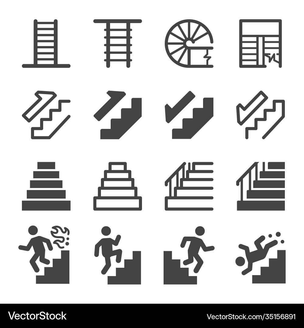 Floor Plan Stairs Vector Images (over 550)