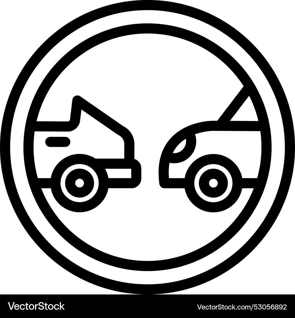 Distance icon design Royalty Free Vector Image