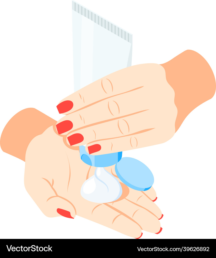 Hand cream icon Royalty Free Vector Image - VectorStock