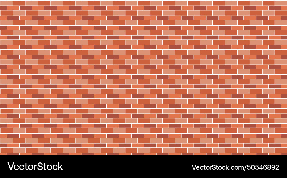 Red brick wall texture 3d pattern Royalty Free Vector Image