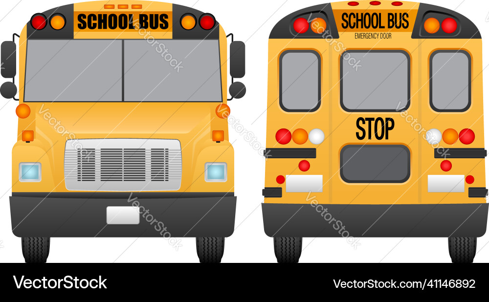 School bus Royalty Free Vector Image - VectorStock