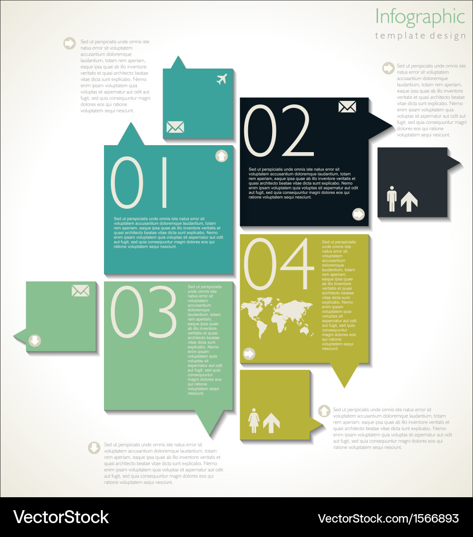Infographic design Royalty Free Vector Image - VectorStock
