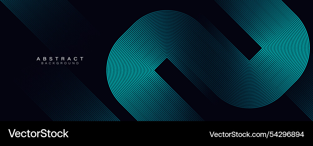 Abstract glowing rectangle lines on dark Vector Image