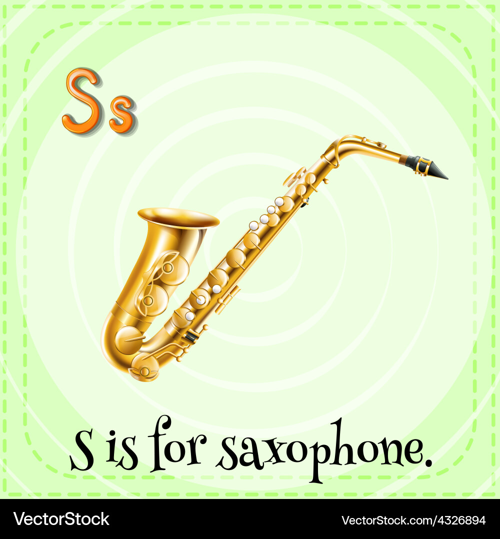 Alphabet s Royalty Free Vector Image - VectorStock