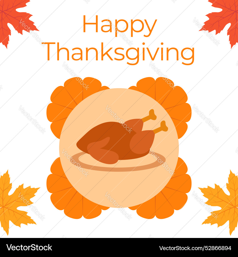Happy thanksgiving design Royalty Free Vector Image
