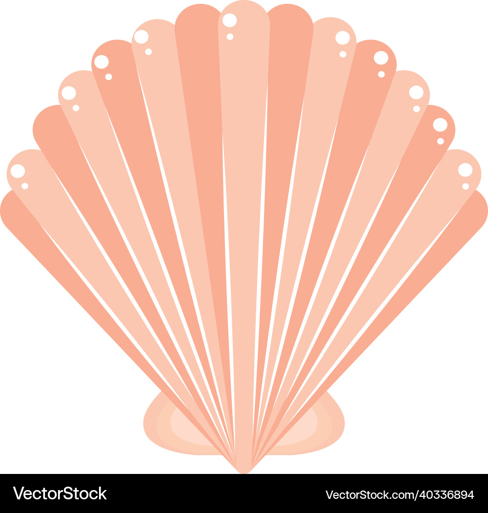 Oyster shell icon Royalty Free Vector Image - VectorStock