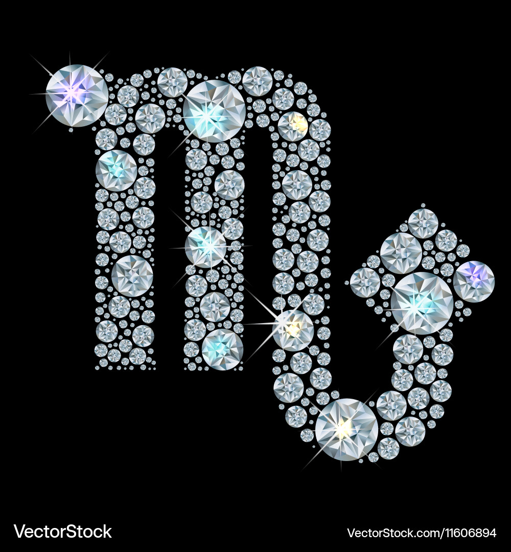 Zodiac scorpio Royalty Free Vector Image - VectorStock