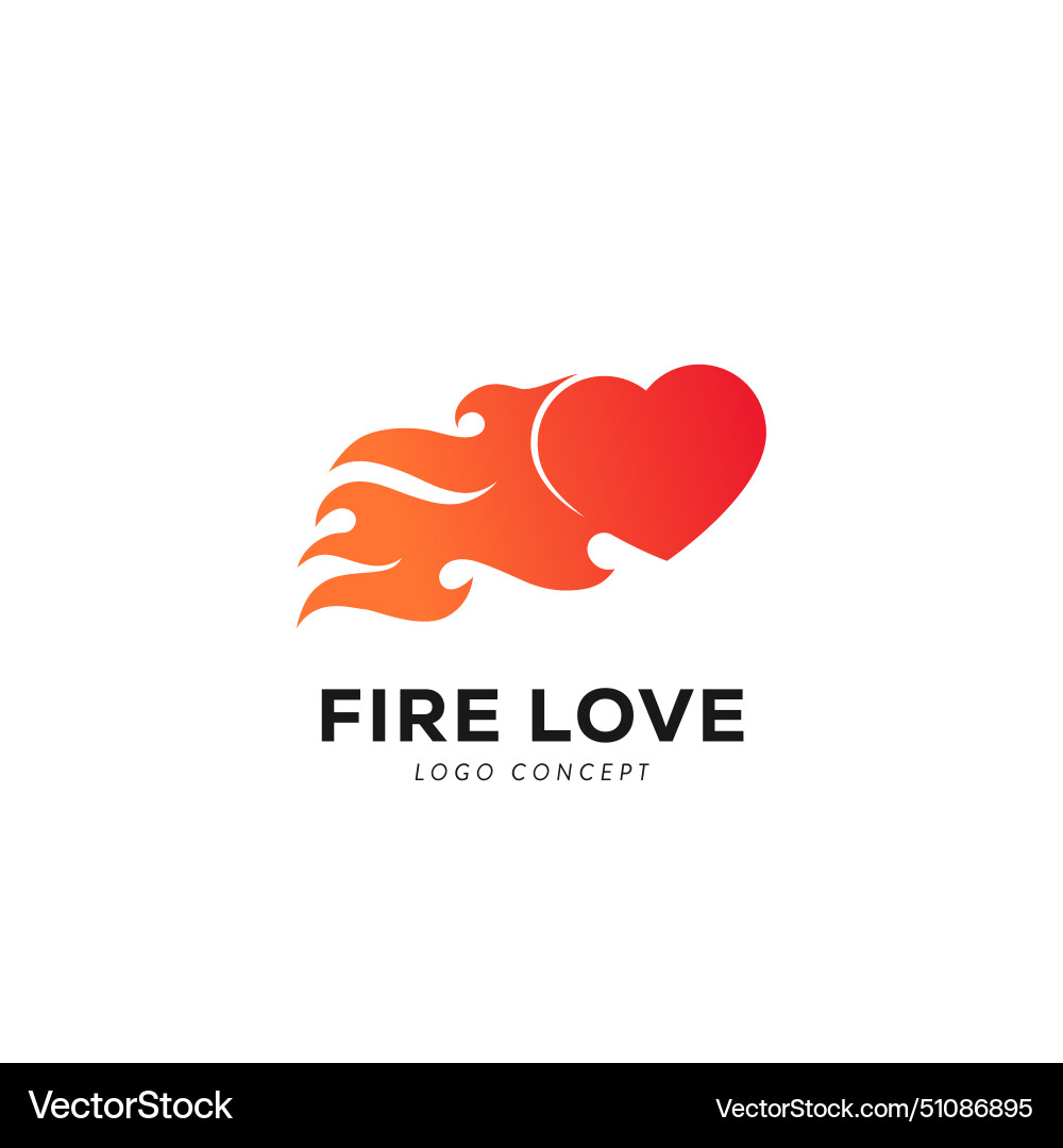 Fire Heart Logo Vector Images (over 1,600)