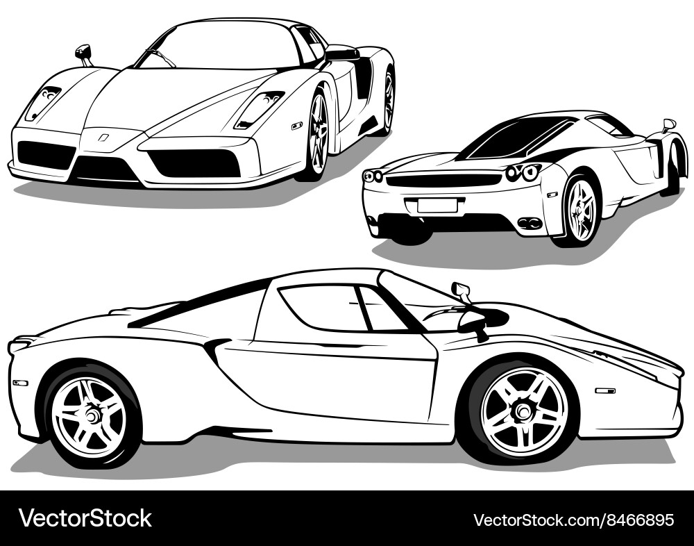 Sport car Royalty Free Vector Image - VectorStock