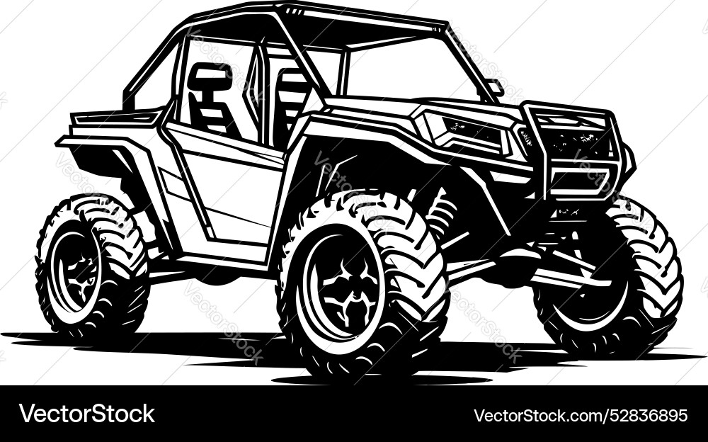 Wilderness warrior utv symbol terrain tamer sport Vector Image