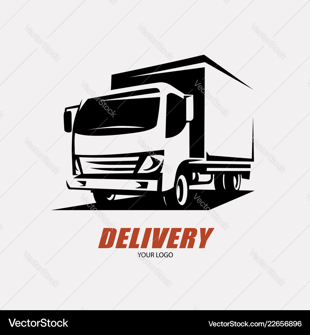 Delivery and shipping service logo template Vector Image