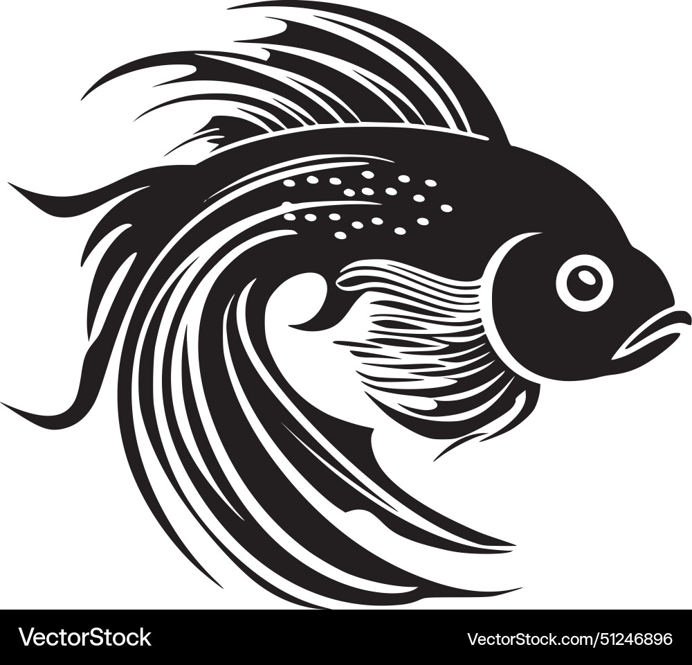 Fish - high quality logo ideal for t-shirt Vector Image