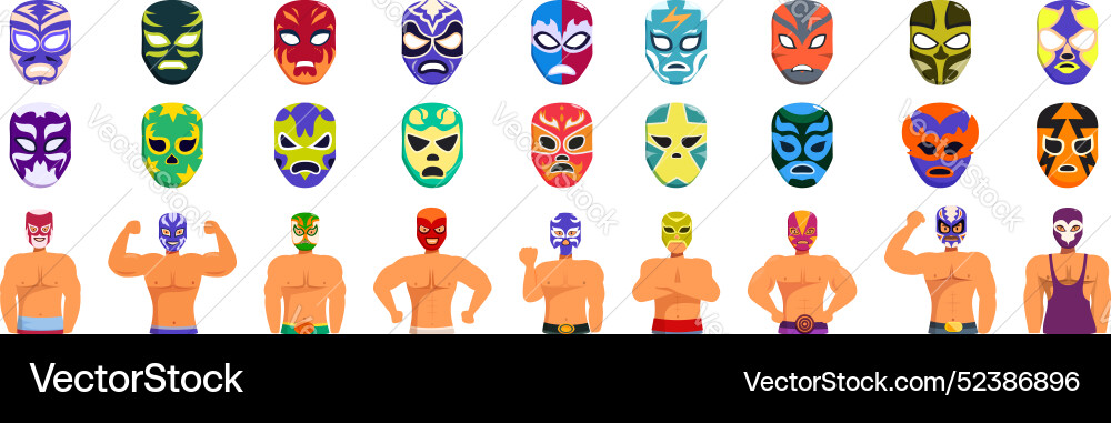Lucha Libre Masks Vector Images (over 500)