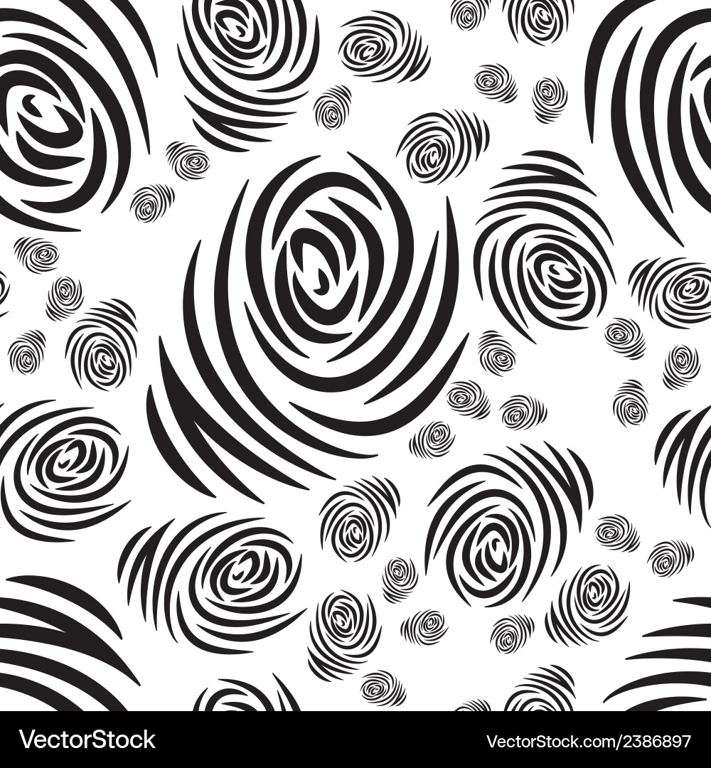 Fingerprint seamless pattern Royalty Free Vector Image