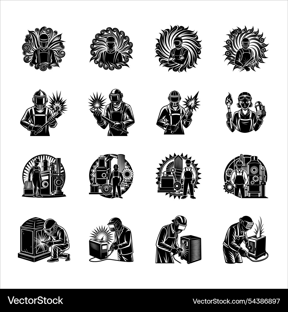 Welder image Royalty Free Vector Image - VectorStock