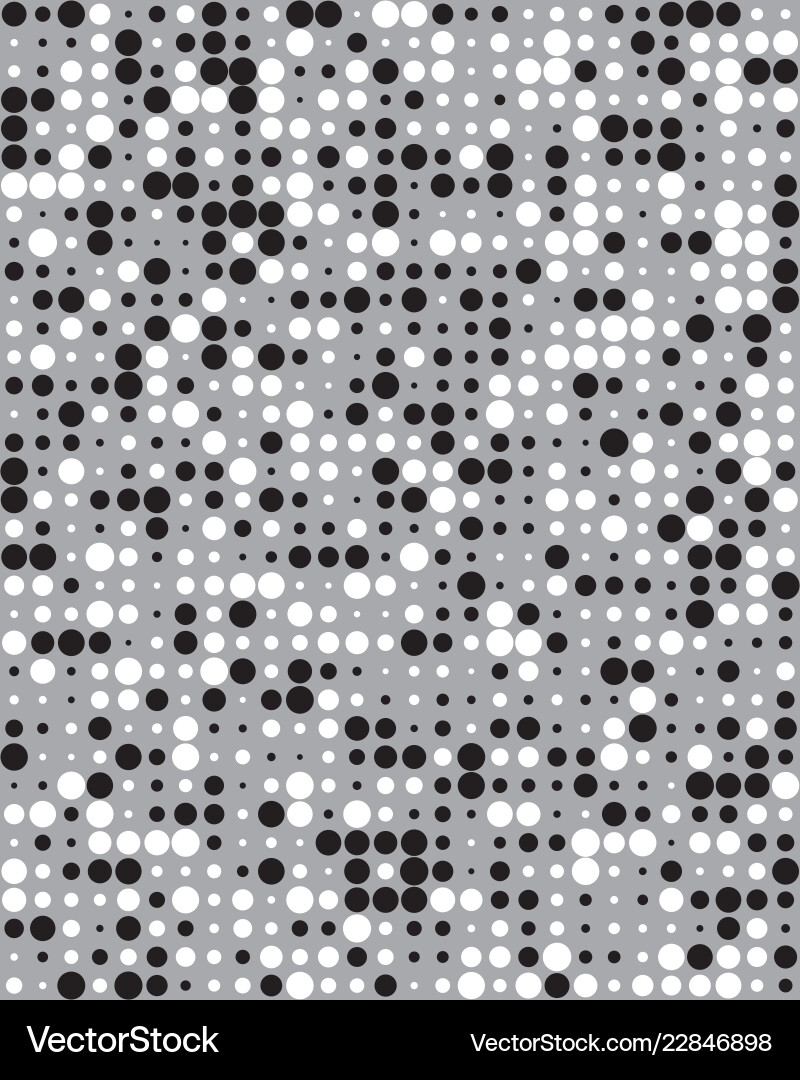 Black and white dots Royalty Free Vector Image