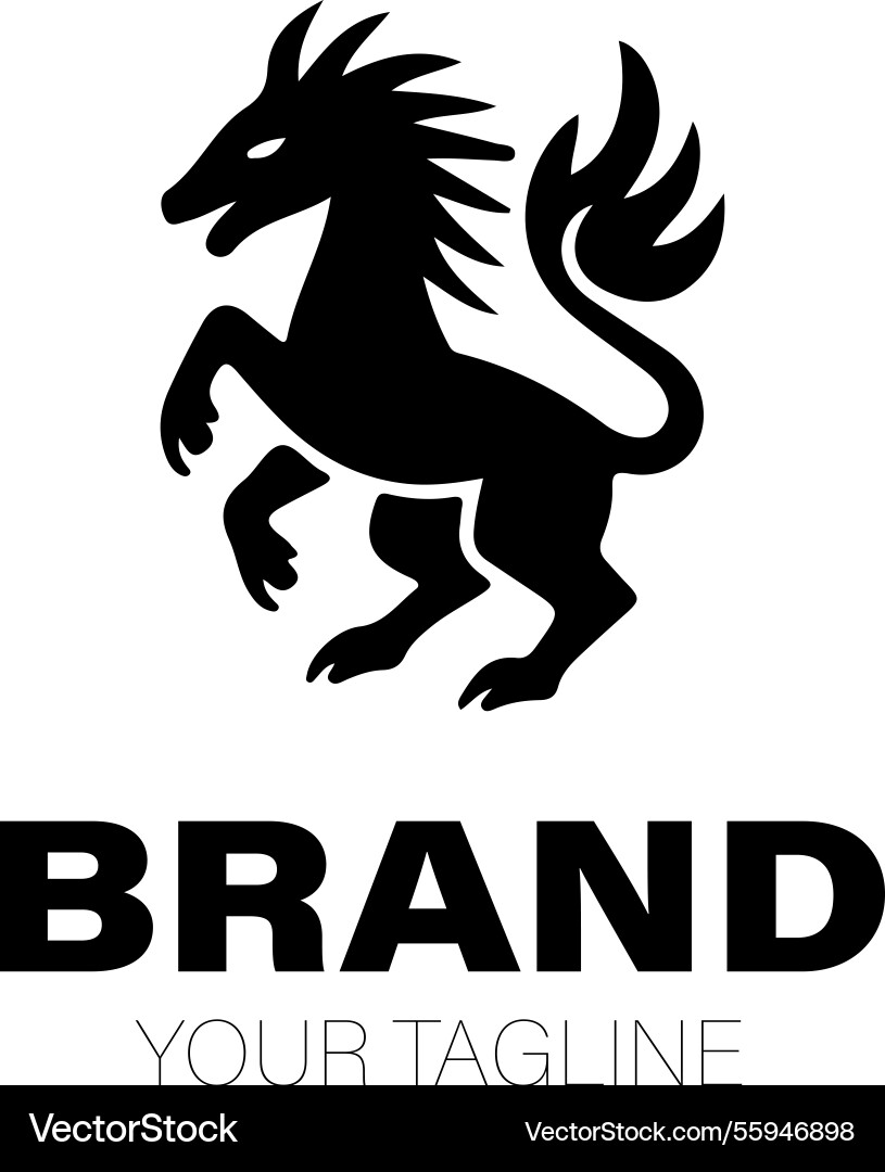 Chimera logo chimera logo design chimera logo Vector Image