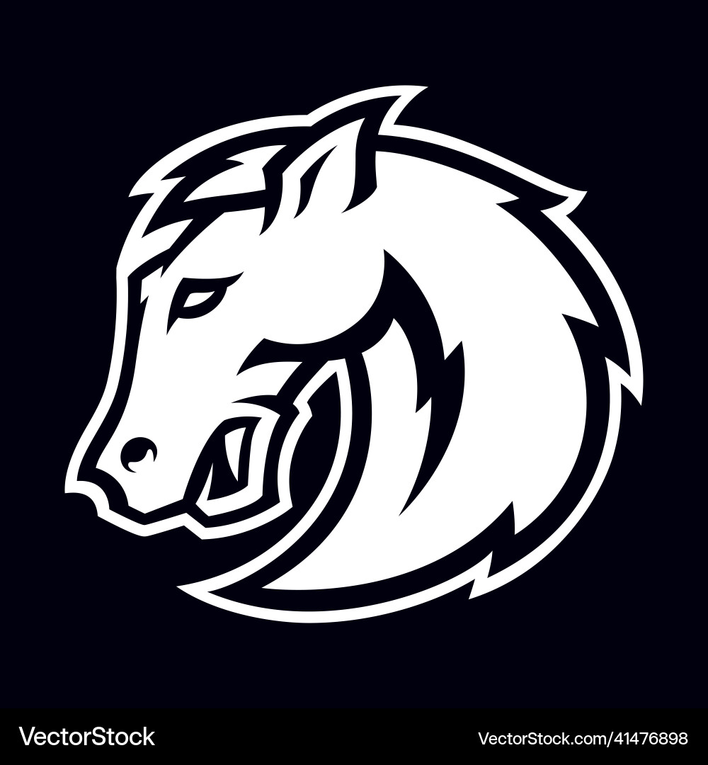 Mustang mascot Royalty Free Vector Image - VectorStock